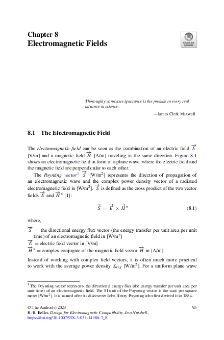 (PDF) Electromagnetic Fields