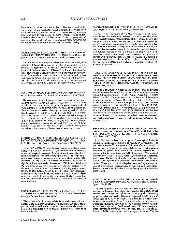 (PDF) Cotrel-Dubousset instrumentation in the treatment of unstable ...