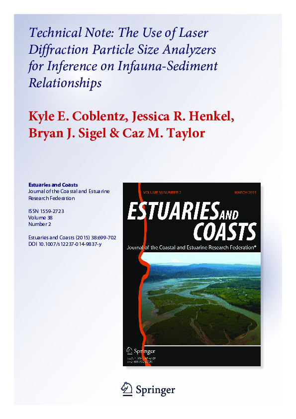 (PDF) Technical Note: The Use of Laser Diffraction Particle Size ...