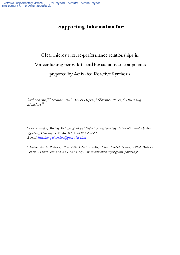 (PDF) Clear microstructure–performance relationships in Mn-containing perovskite and ...