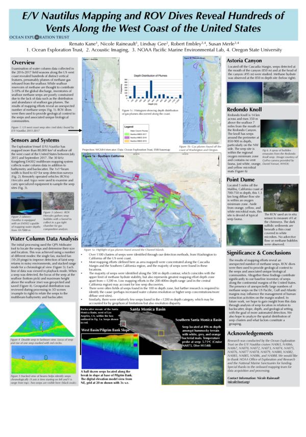 (PDF) E/V Nautilus Mapping and ROV Dives Reveal Hundreds of Vents along ...