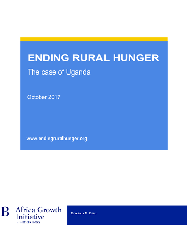 (PDF) Ending Rural Hunger