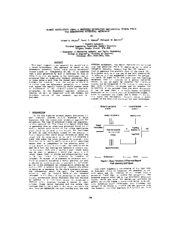 (PDF) Robot navigation using a pressure generated mechanical stress field: "the biharmonic ...