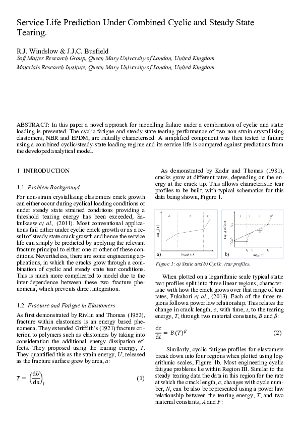 (PDF) Characterising the cyclic fatigue performance of HNBR after aging ...