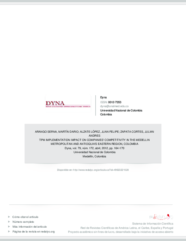 (PDF) Competitivity in the Medellin Metropolitan and Antioquia’s ...