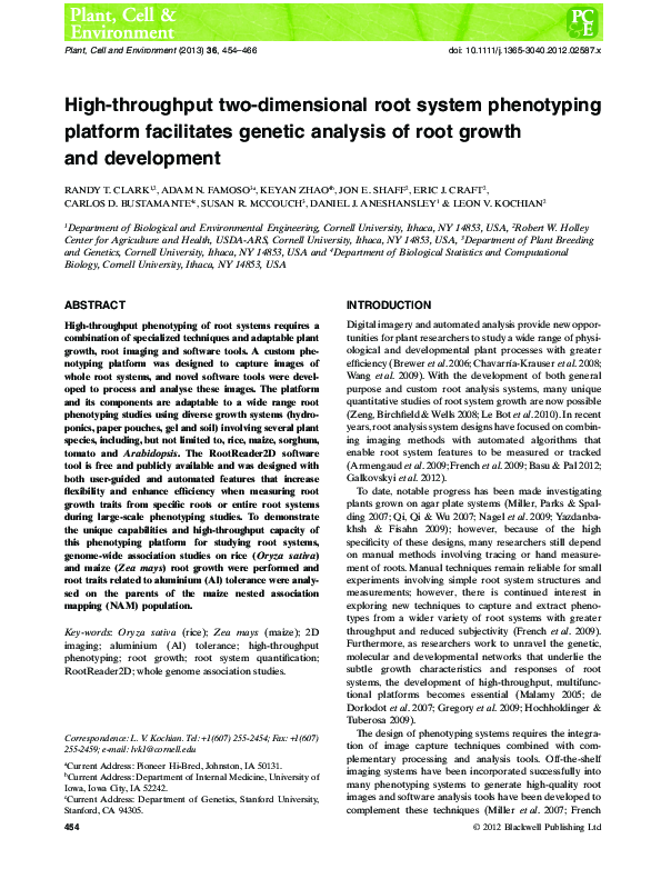(PDF) High-throughput two-dimensional root system phenotyping platform ...