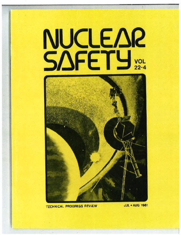 (PDF) Overview of the US flight safety process for space nuclear power