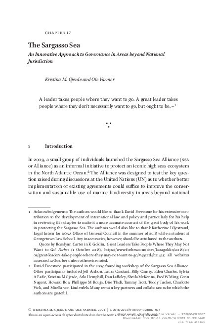 (PDF) The Sargasso Sea