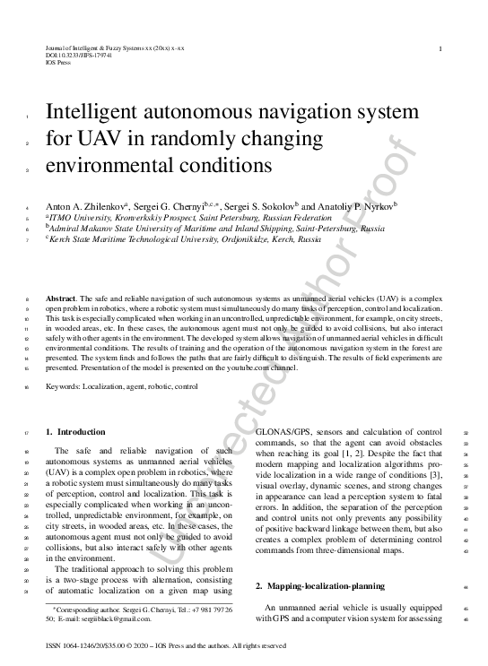 Pdf Intelligent Autonomous Navigation System For The Wheeled Mobile Robot 1782