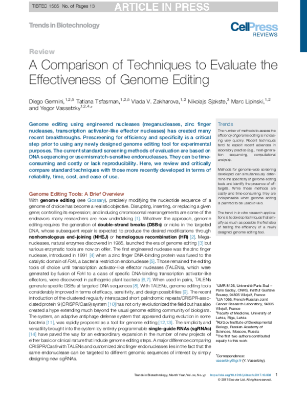 (PDF) A Comparison of Techniques to Evaluate the Effectiveness of ...