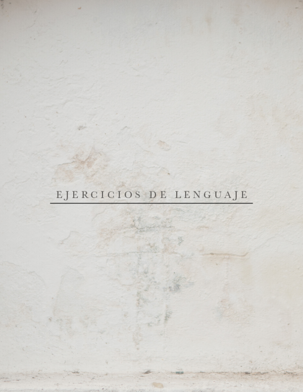 (PDF) Ejercicios de lenguaje