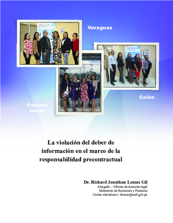 (PDF) La violación del deber de información en el marco de la ...