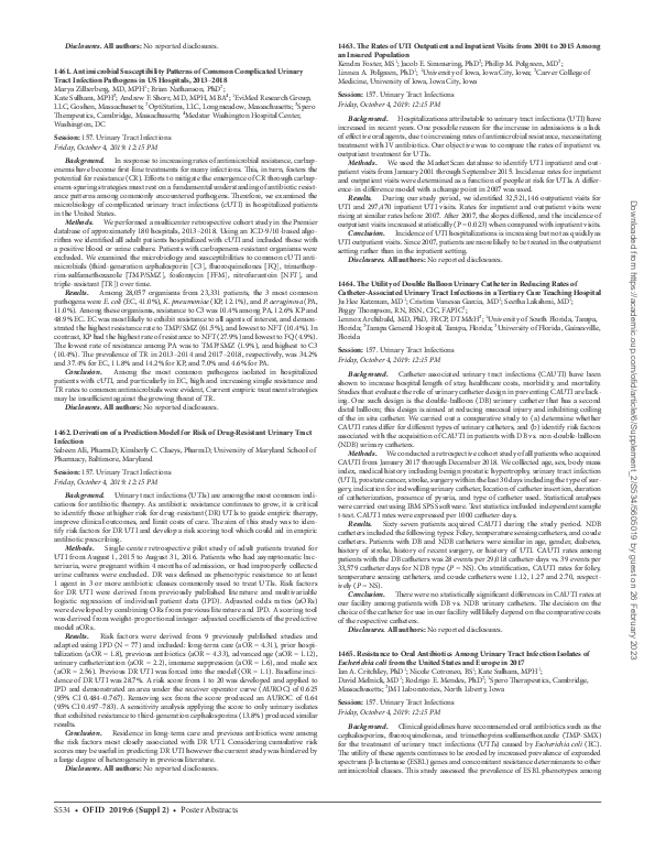 (PDF) 1464. The Utility of Double Balloon Urinary Catheter in Reducing ...