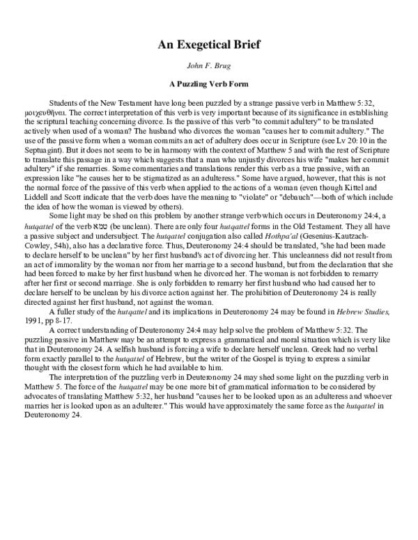PDF A Strange Verb That Helps Explain The Biblical View Of Divorce Wartburg Project pdf-a-strange-verb-that-helps-explain-the-biblical-view-of-divorce-wartburg-project
