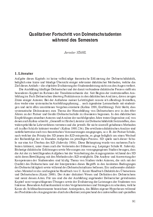 (PDF) Qualitative progress of interpreting students within one semester