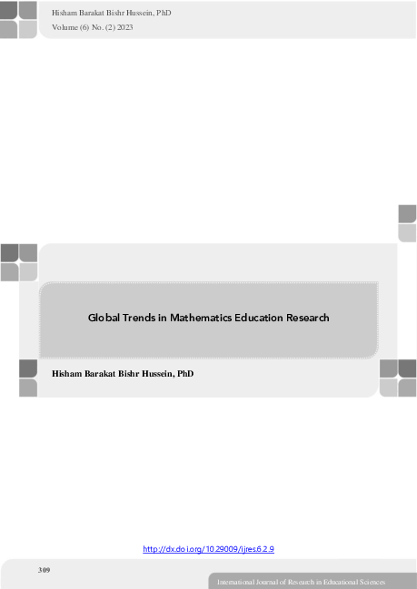 (PDF) Global Trends in Mathematics Education Research