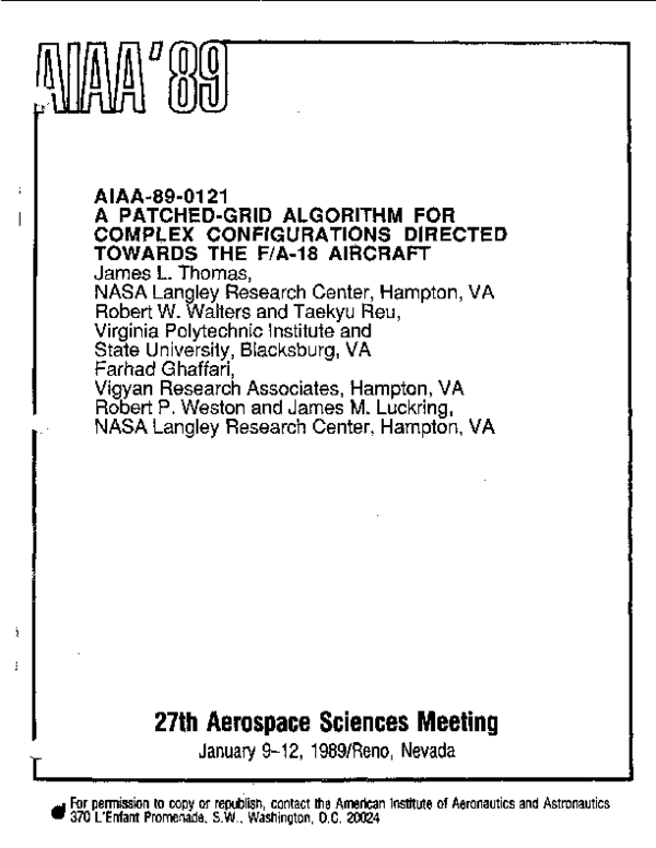 (PDF) A patched-grid algorithm for complex configurations directed ...