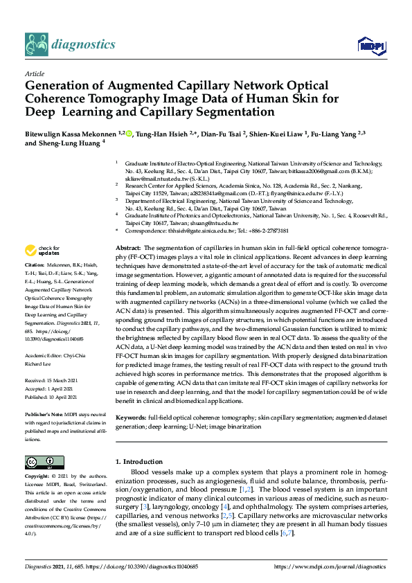 (PDF) Generation of Augmented Capillary Network Optical Coherence ...