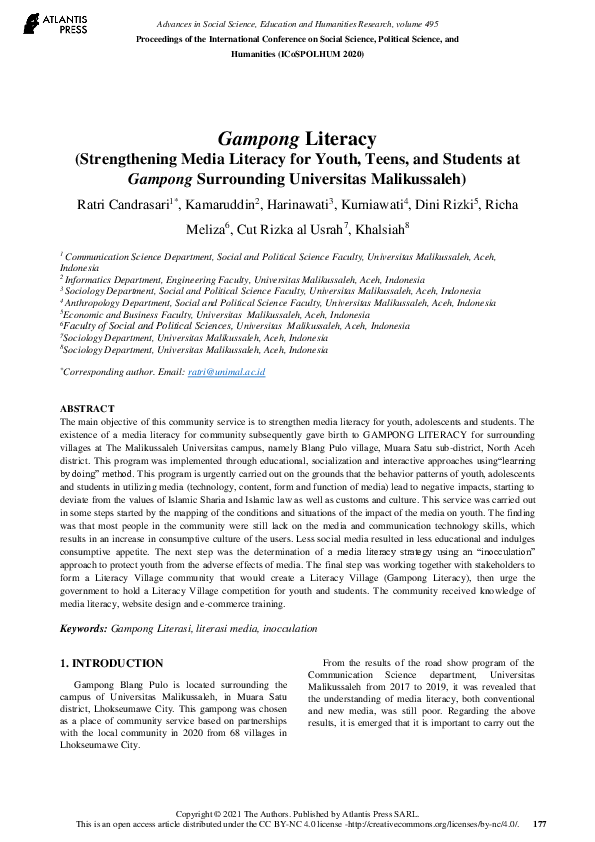 (PDF) Gampong Literacy