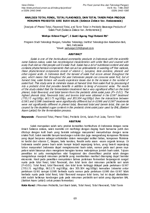 (PDF) ANALISIS TOTAL FENOL, TOTAL FLAVONOID, DAN TOTAL TANIN PADA ...
