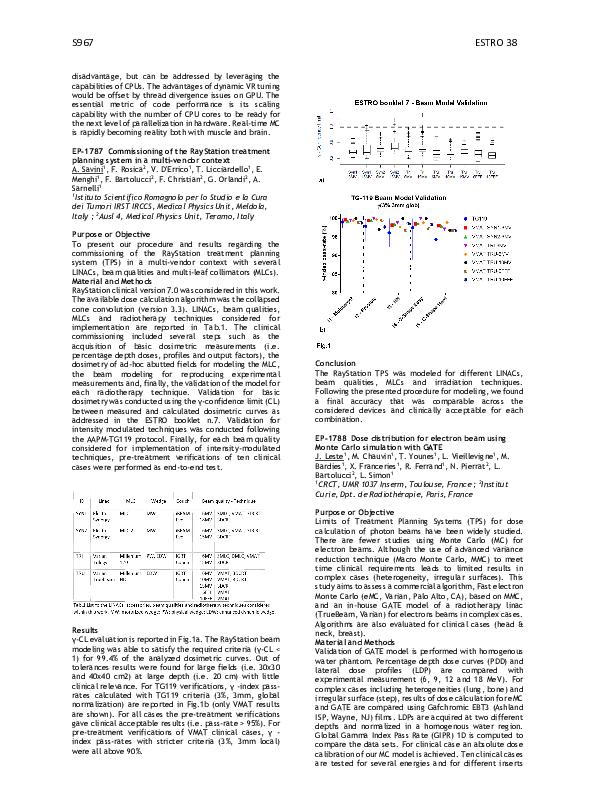 (PDF) EP-1787 Commissioning of the RayStation treatment planning system ...