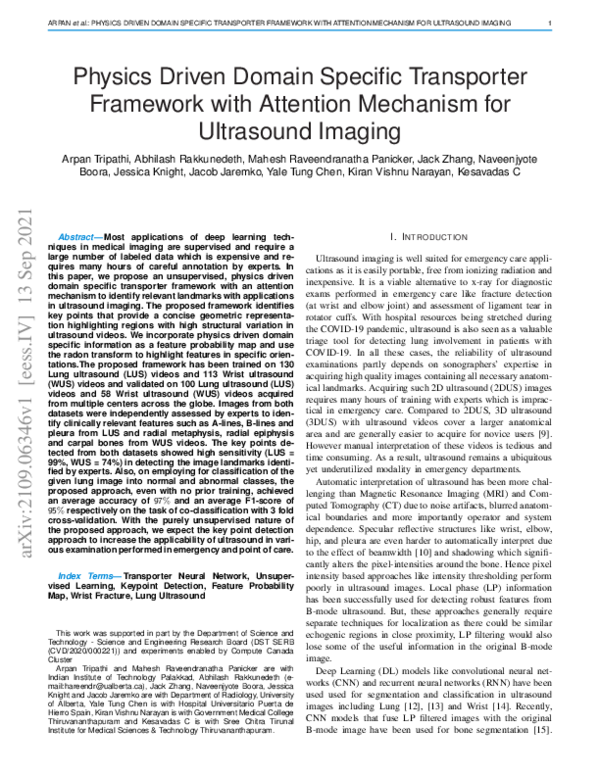 (PDF) Physics Driven Domain Specific Transporter Framework with ...