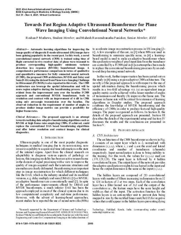 (PDF) Towards Fast Region Adaptive Ultrasound Beamformer for Plane Wave Imaging Using ...