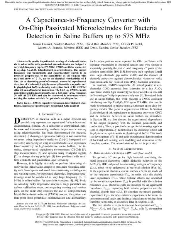 (PDF) A Capacitance-to-Frequency Converter With On-Chip Passivated ...