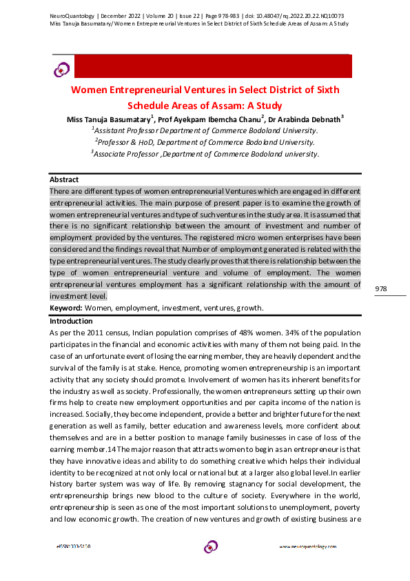 pdf-women-entrepreneurial-ventures-in-select-district-of-sixth