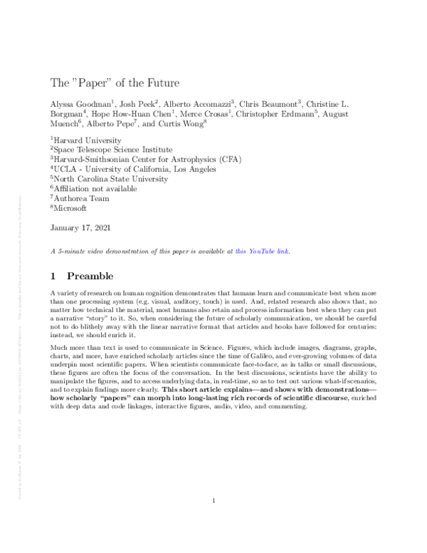 (PDF) The "Paper" of the Future