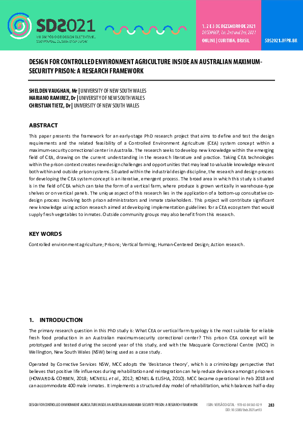 (PDF) Design for Controlled Environment Agriculture Inside an ...