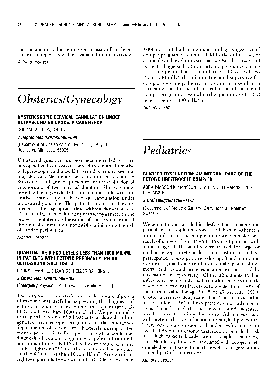 (PDF) Hysteroscopic Cervical Cannulation under Ultrasound Guidance. A ...
