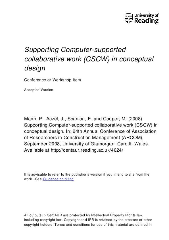 (PDF) Requirements for the design of tools for computer-supported ...