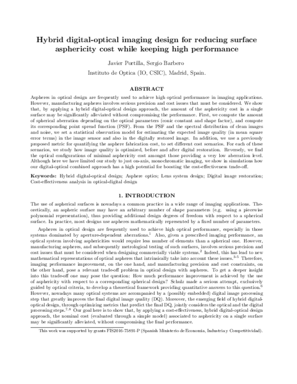(PDF) Hybrid digital-optical imaging design for reducing surface ...