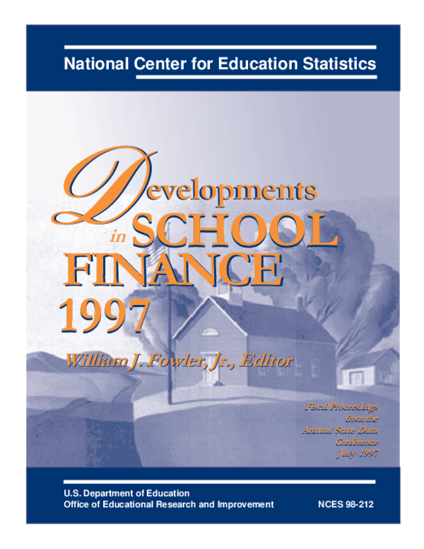 (PDF) The development of school finance formulas to guarantee the ...