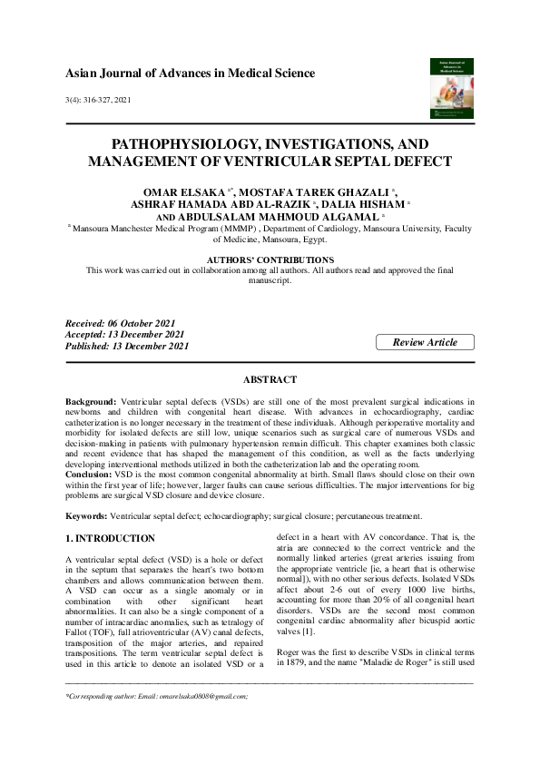 (PDF) Pathophysiology, Investigations, and Management of Ventricular ...