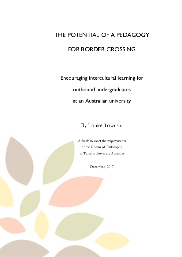 (PDF) The potential of a pedagogy for border crossing: Encouraging ...