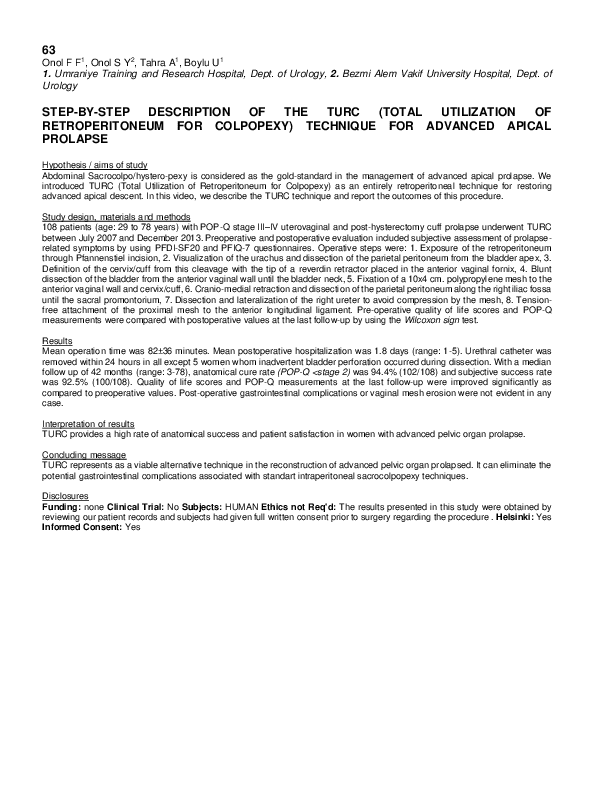 (PDF) Step-by-step description of the TURC (Total Utilization of ...