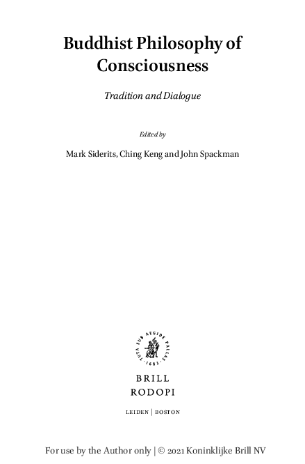 (PDF) Mental Consciousness and Its Objects