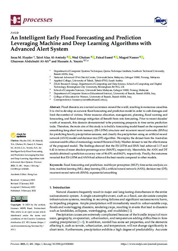 (PDF) An Intelligent Early Flood Forecasting and Prediction Leveraging Machine and Deep Learning ...