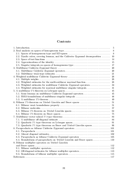 (PDF) Multilinear analysis on metric spaces
