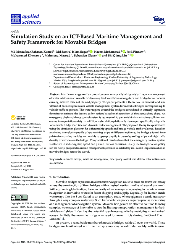 (PDF) Simulation Study on an ICT-Based Maritime Management and Safety ...