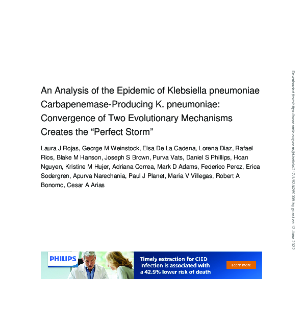 (PDF) An Analysis of the Epidemic of Klebsiella pneumoniae ...