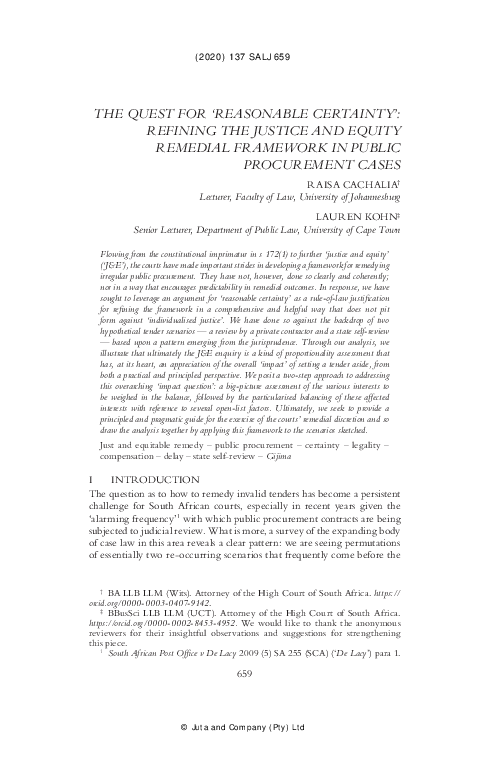 (PDF) The quest for ‘reasonable certainty’: Refining the justice and ...