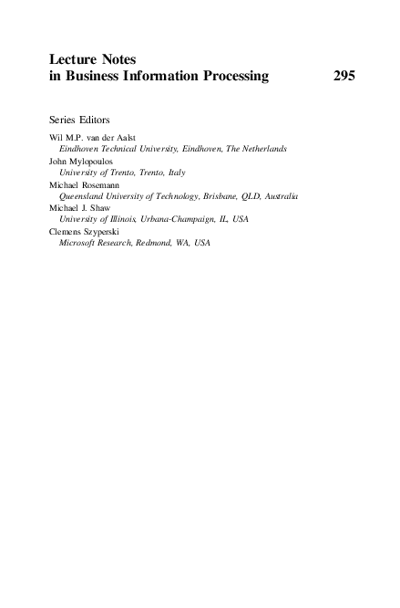 (PDF) Perspectives in Business Informatics Research (PDF) Perspectives in Business Informatics Research