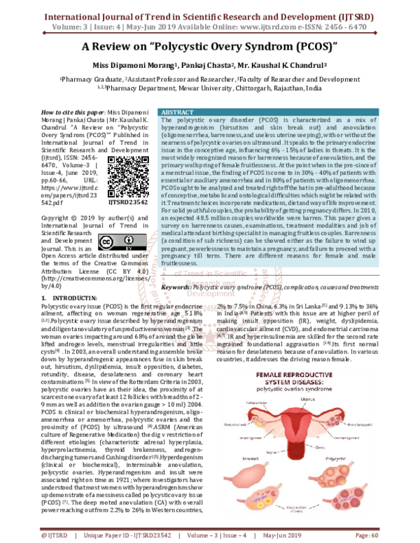 (PDF) A Review on “Polycystic Overy Syndrom PCOS”