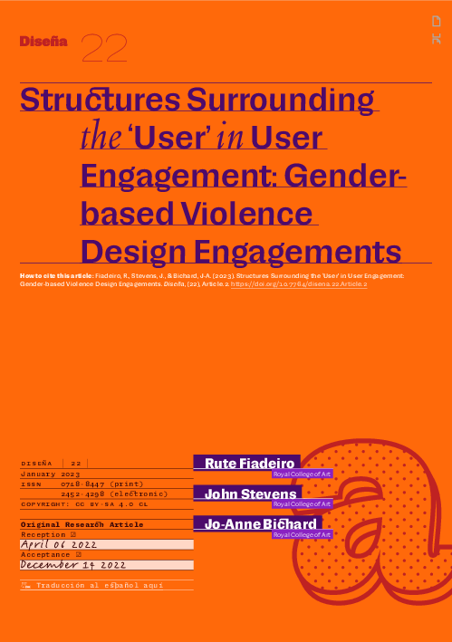 (PDF) Structures Surrounding the ‘User’ in User Engagement: Gender ...