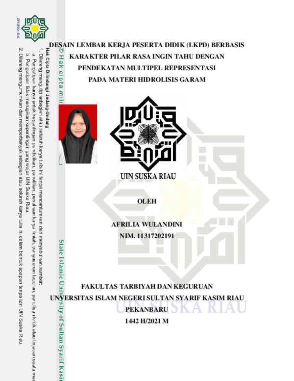 (PDF) Desain Lembar Kerja Peserta Didik (LKPD) Berbasis Karakter Pilar ...