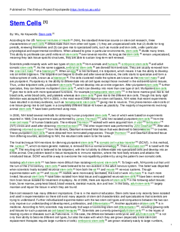 (PDF) Stem Cells