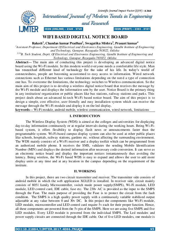 (PDF) Wifi Based Digital Notice Board